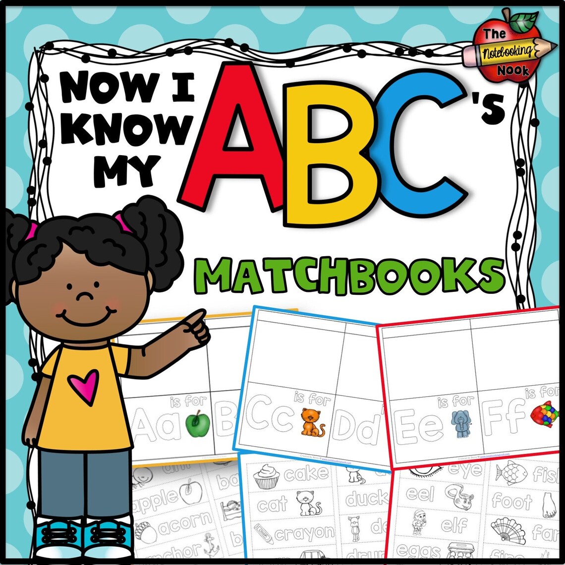 Alphabet Matchbooks Interactive Activity | Etsy