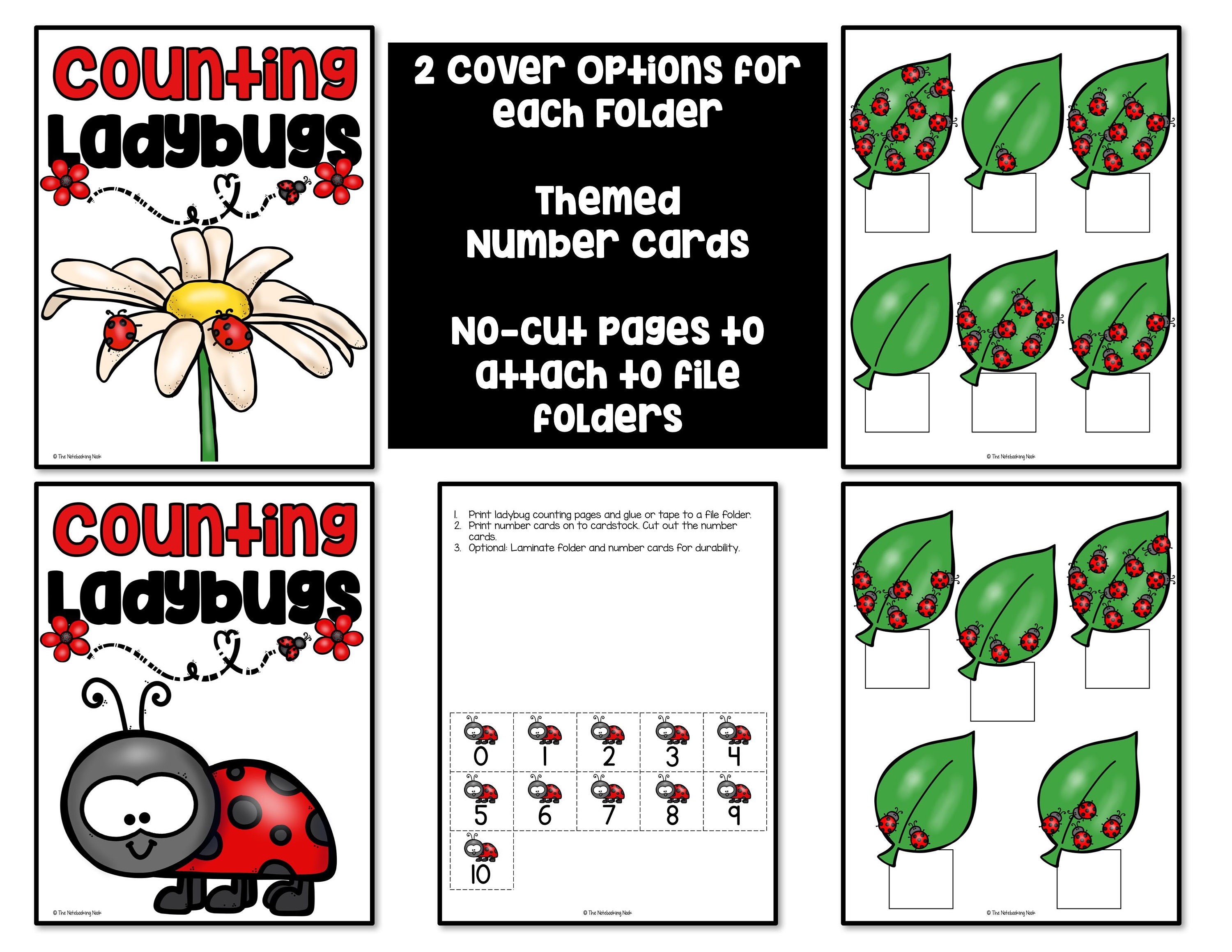 15 Counting File Folder Activities - Numbers 0-10 - Etsy