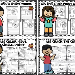 Letter of the Week: ENDLESS Alphabet Curriculum Activities BUNDLE - Etsy