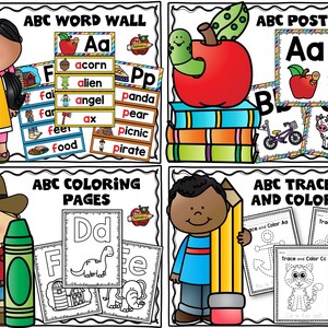 Letter of the Week: ENDLESS Alphabet Curriculum Activities BUNDLE - Etsy