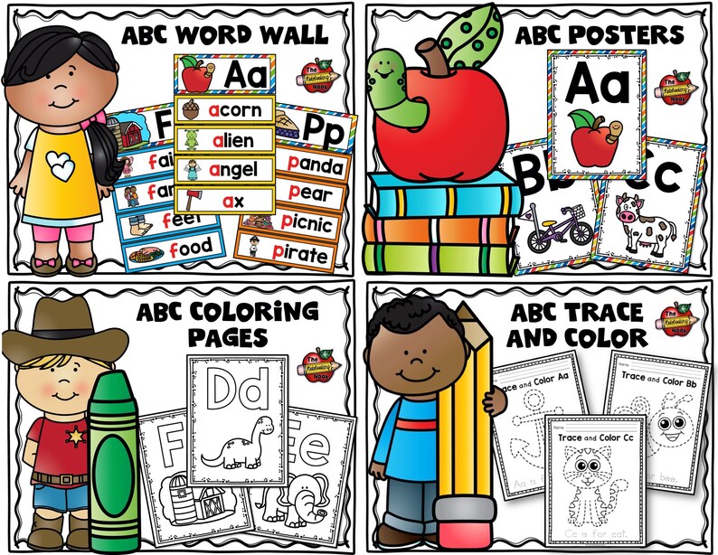 Letter of the Week: ENDLESS Alphabet Curriculum Activities BUNDLE - Etsy