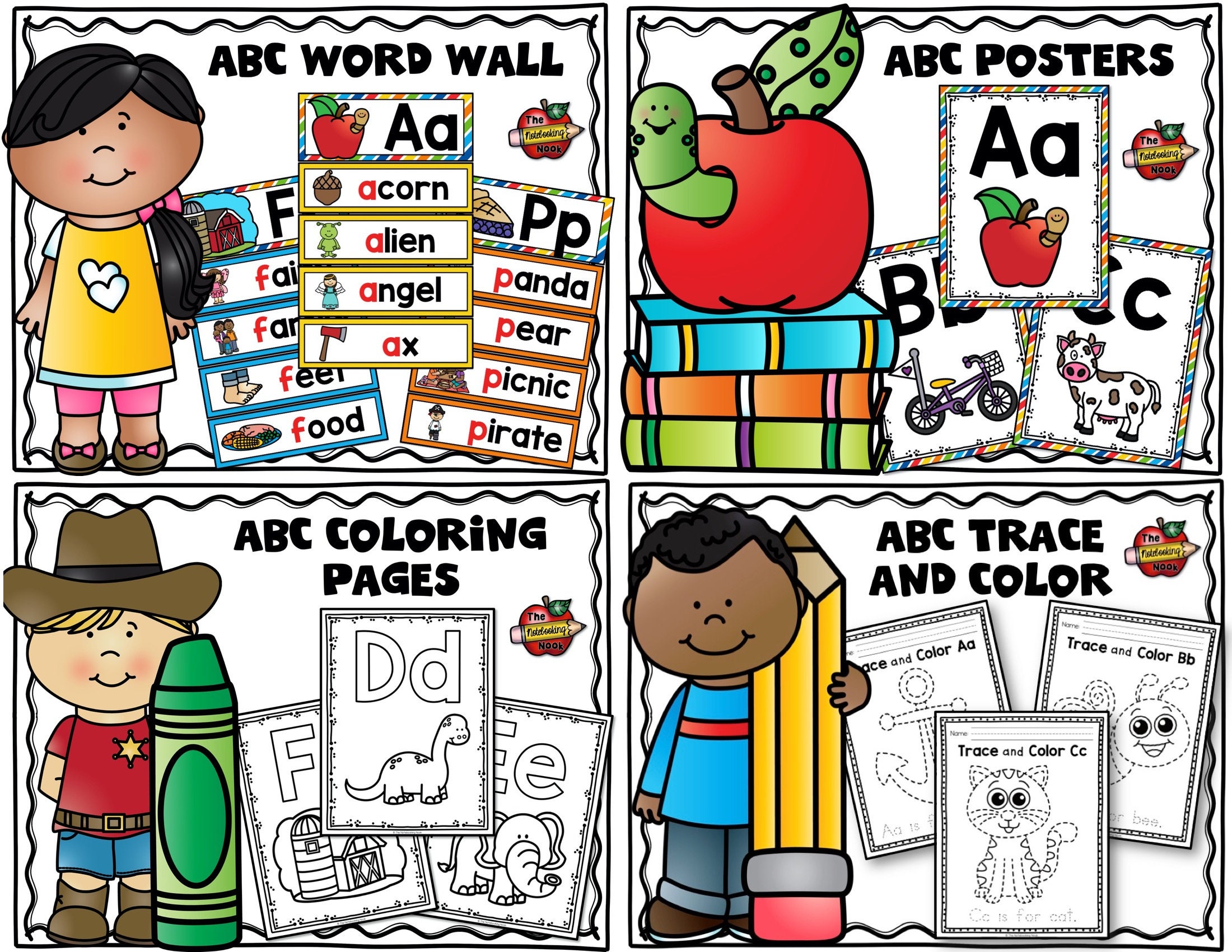 Letter of the Week: ENDLESS Alphabet Curriculum Activities BUNDLE - Etsy