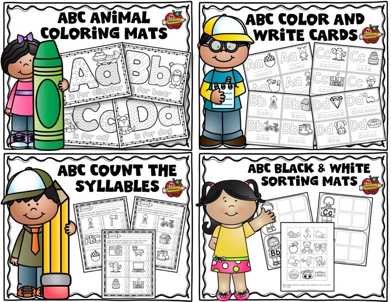 Letter of the Week: ENDLESS Alphabet Curriculum Activities BUNDLE - Etsy