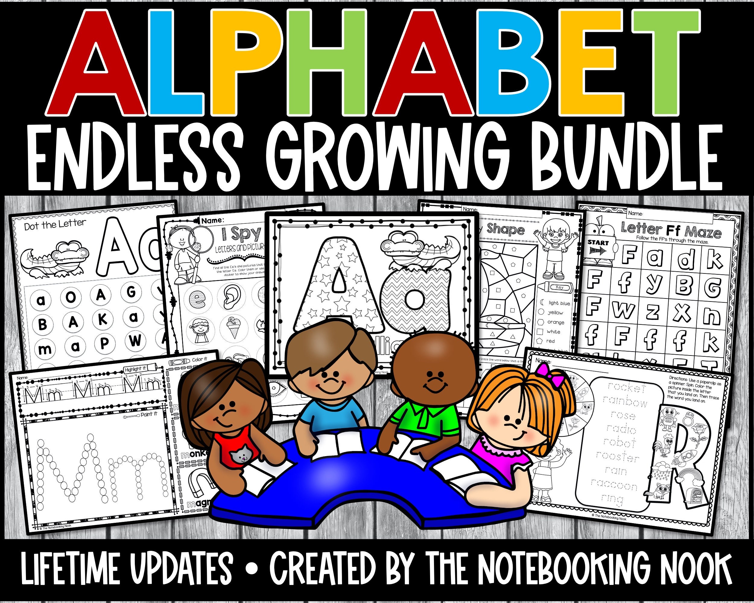 Letter of the Week: ENDLESS Alphabet Curriculum Activities BUNDLE - Etsy