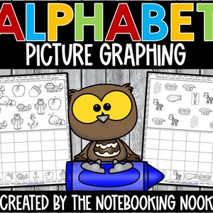 Alphabet Picture Graphing - Etsy
