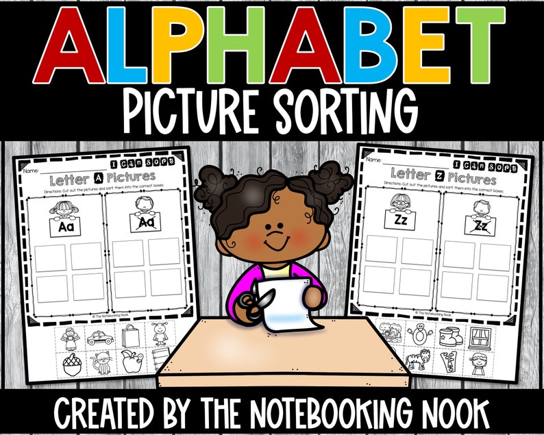 Alphabet Picture Sorting - Etsy