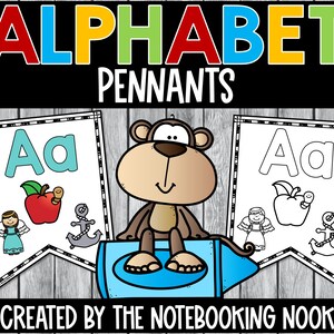 Alphabet Pennants - Etsy