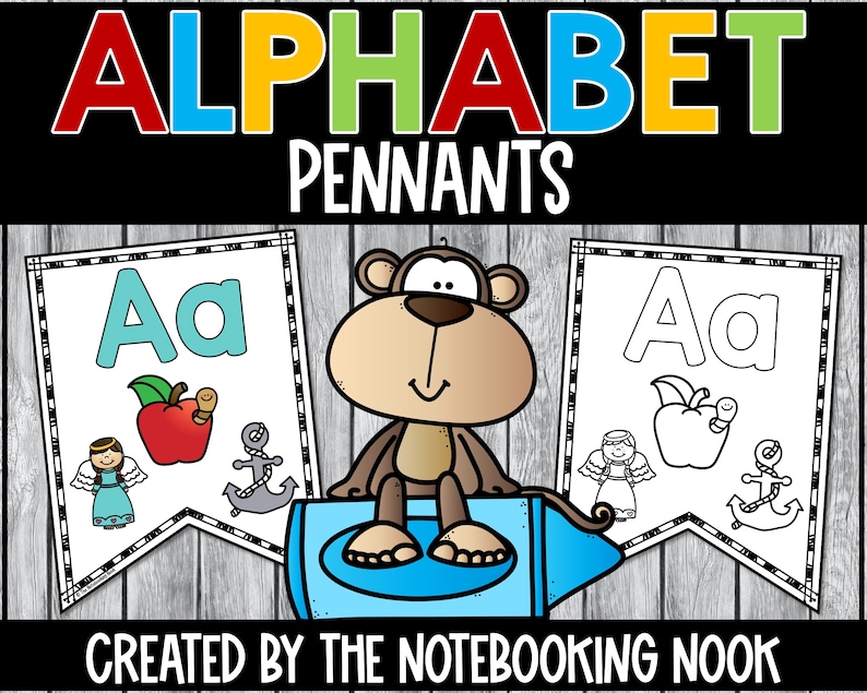 Alphabet Pennants - Etsy