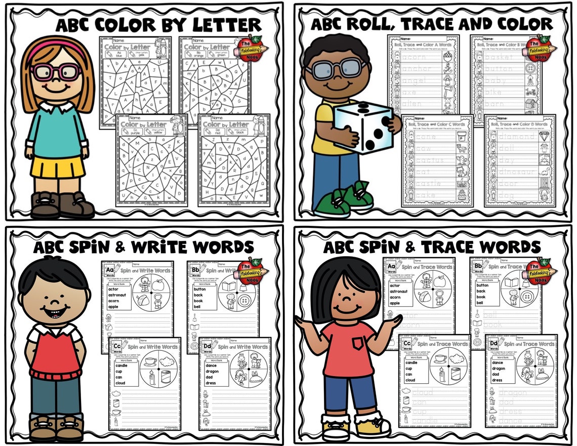 Letter of the Week: ENDLESS Alphabet Curriculum Activities - Etsy