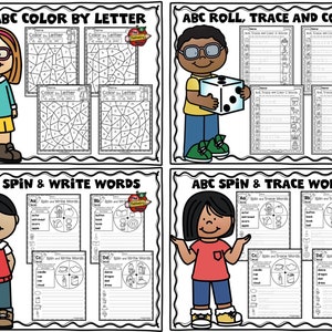 Letter of the Week: ENDLESS Alphabet Curriculum Activities BUNDLE - Etsy