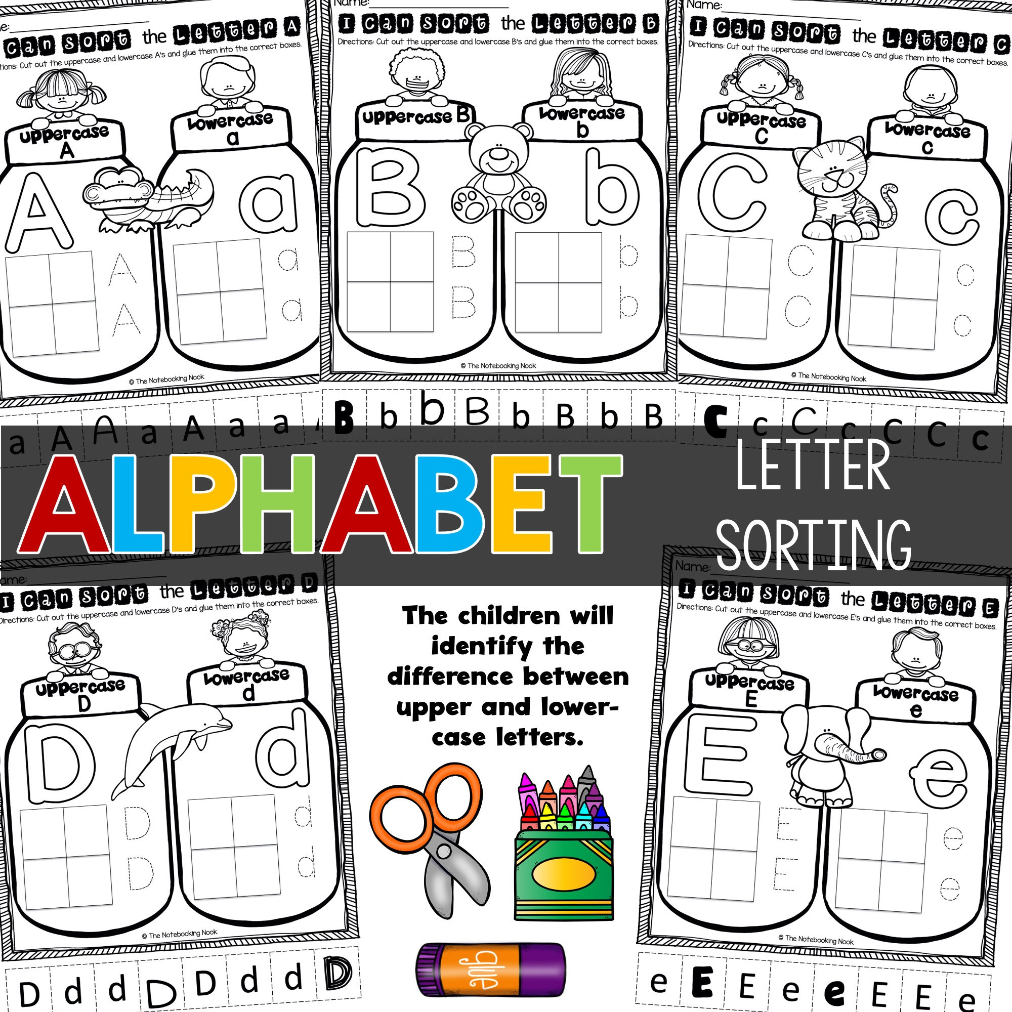 Alphabet Letter Sorting - Etsy