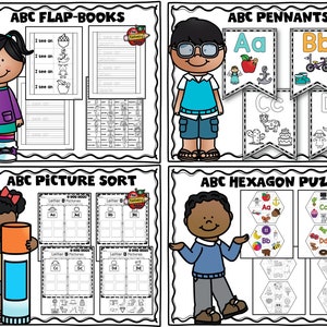 Letter of the Week: ENDLESS Alphabet Curriculum Activities BUNDLE - Etsy