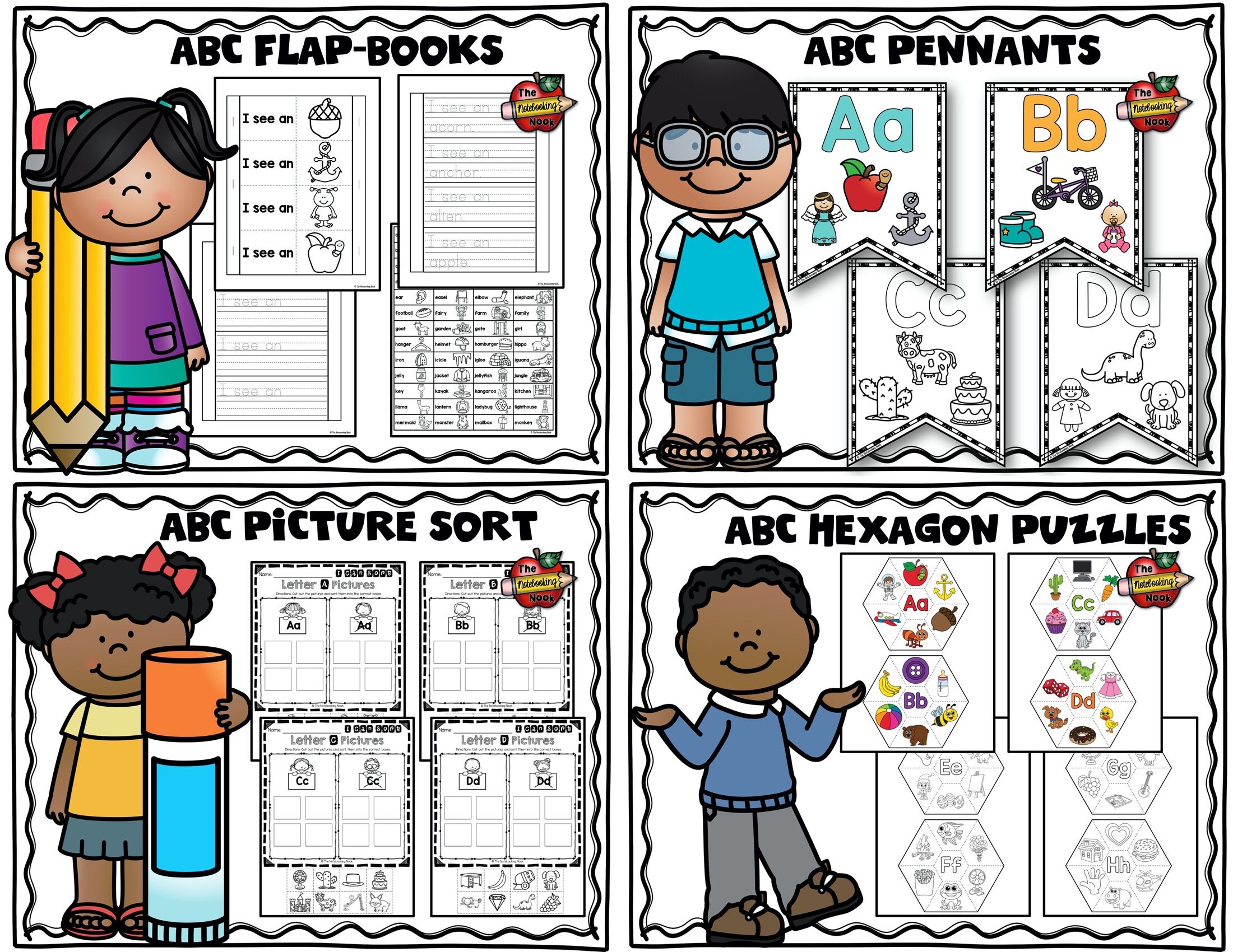 Letter of the Week: ENDLESS Alphabet Curriculum Activities BUNDLE - Etsy