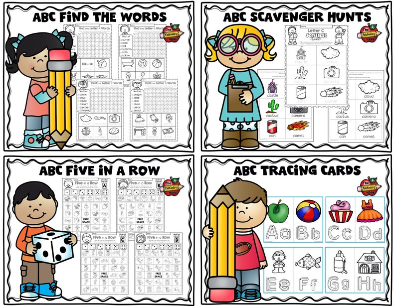 Letter of the Week: ENDLESS Alphabet Curriculum Activities BUNDLE - Etsy