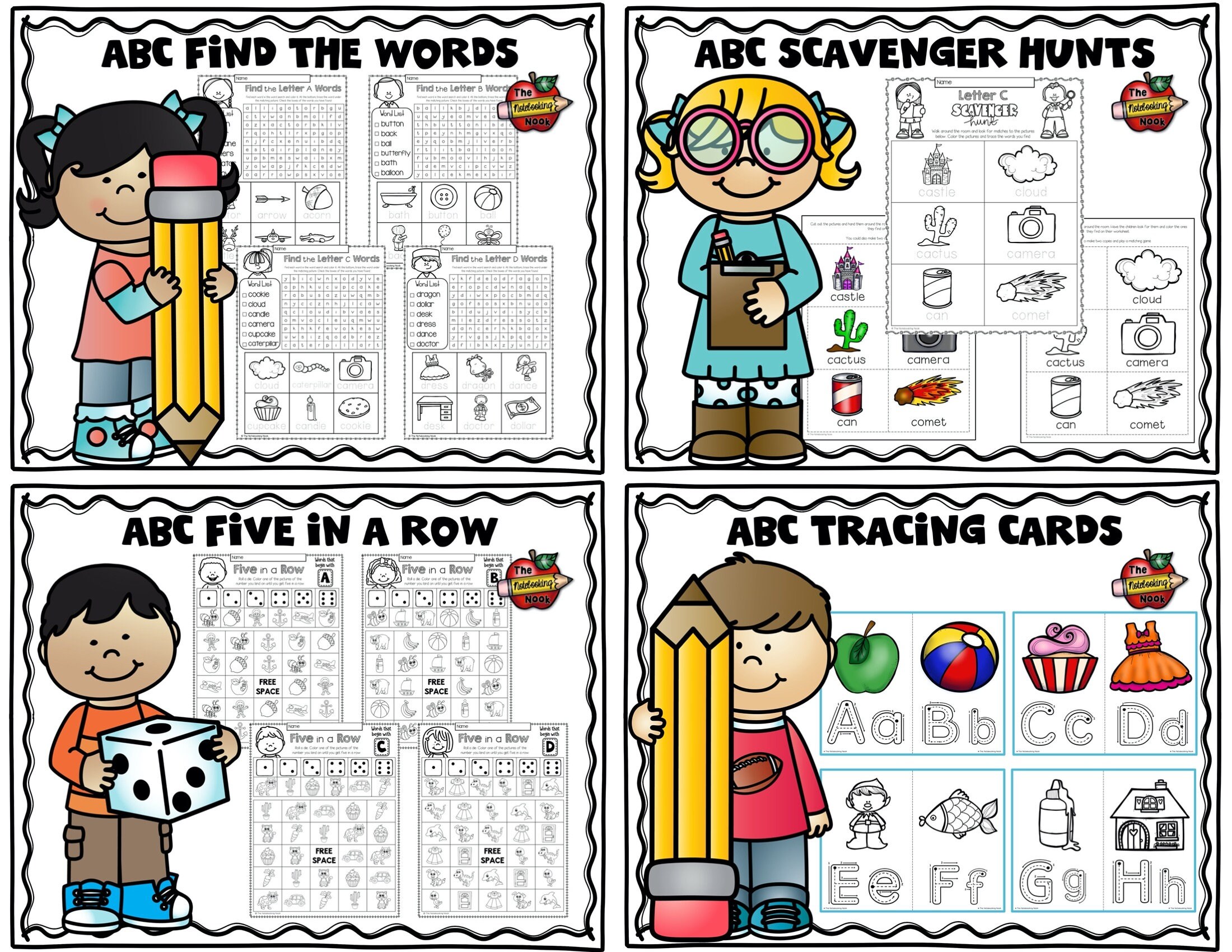 Letter of the Week: ENDLESS Alphabet Curriculum Activities BUNDLE - Etsy