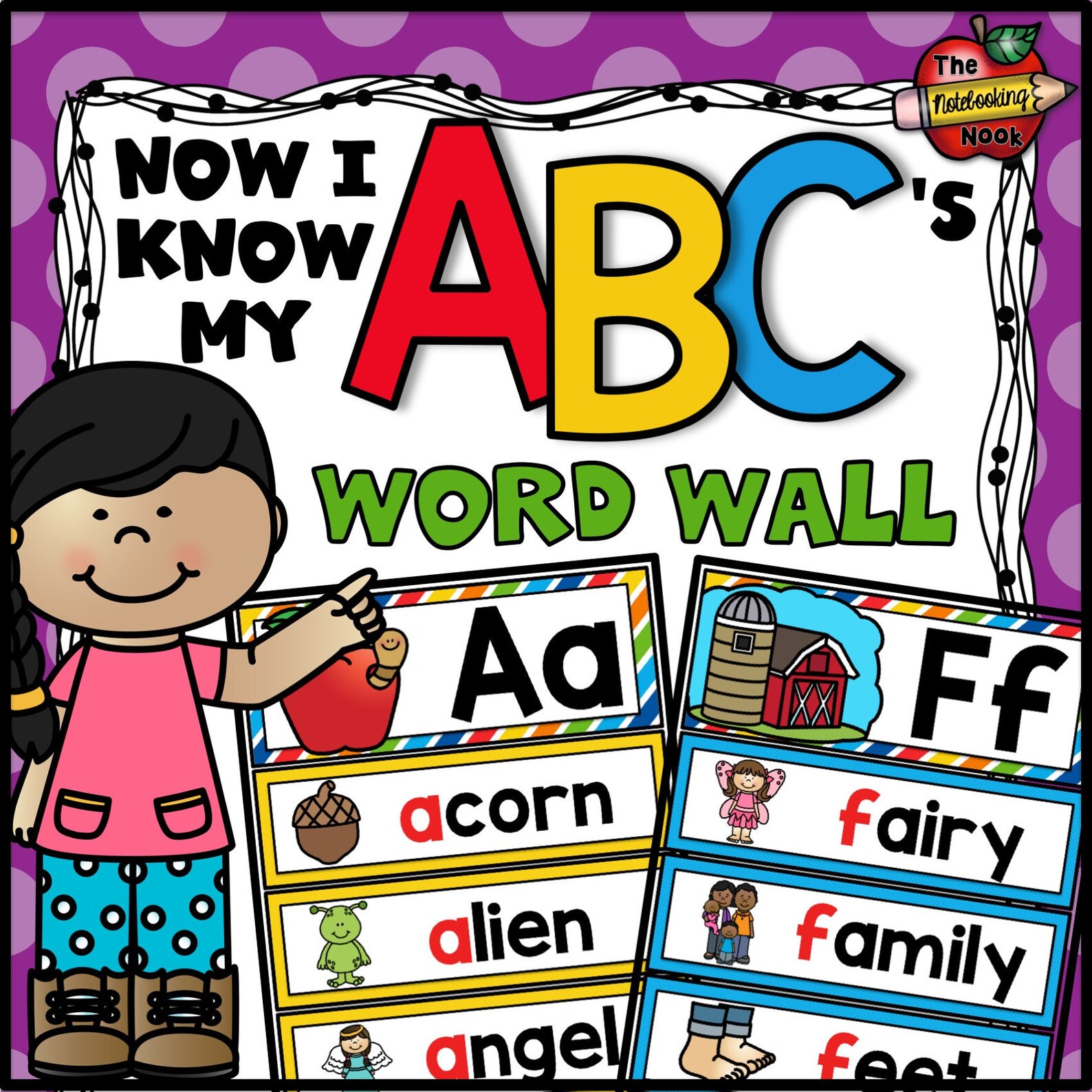 Alphabet Word Wall Cards | Etsy