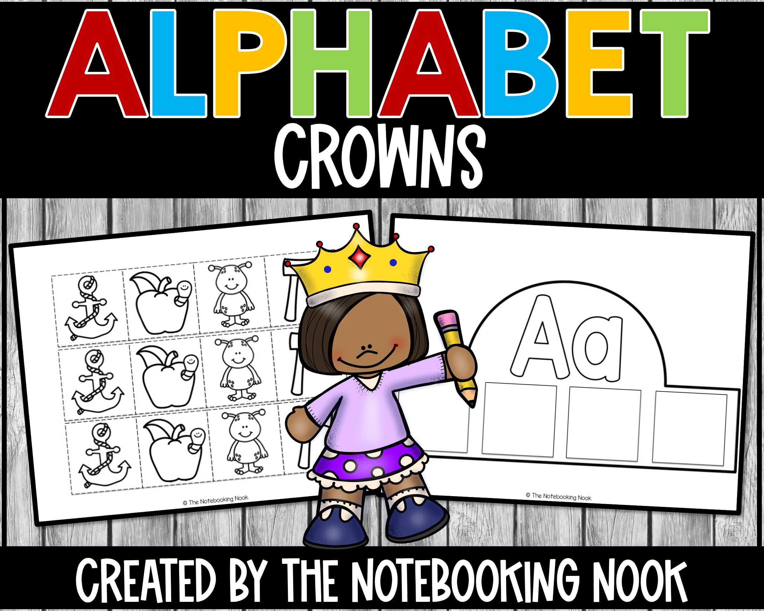 Alphabet Crowns - Etsy