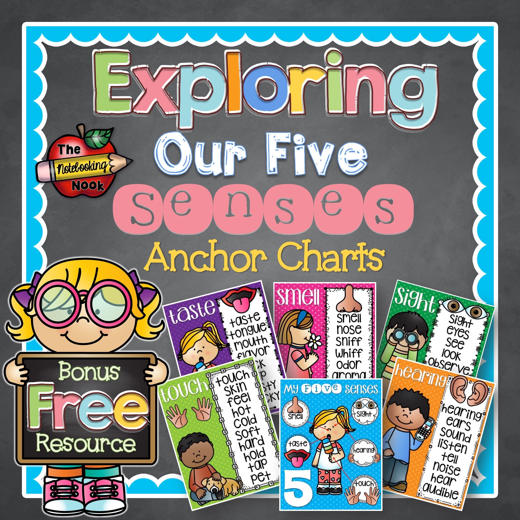 Exploring Our Five Senses With Bonus FREE Posters - Etsy