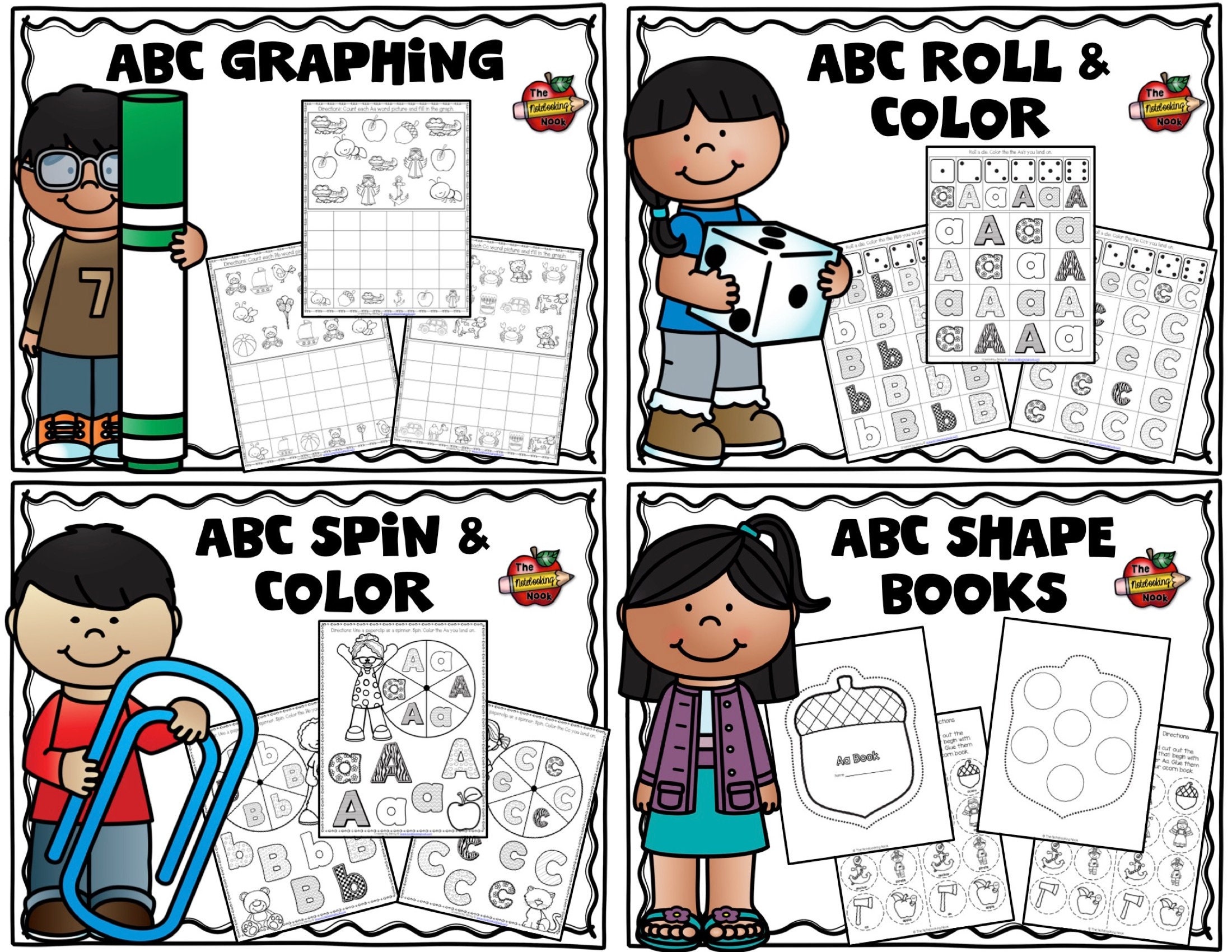 Letter of the Week: ENDLESS Alphabet Curriculum Activities BUNDLE - Etsy