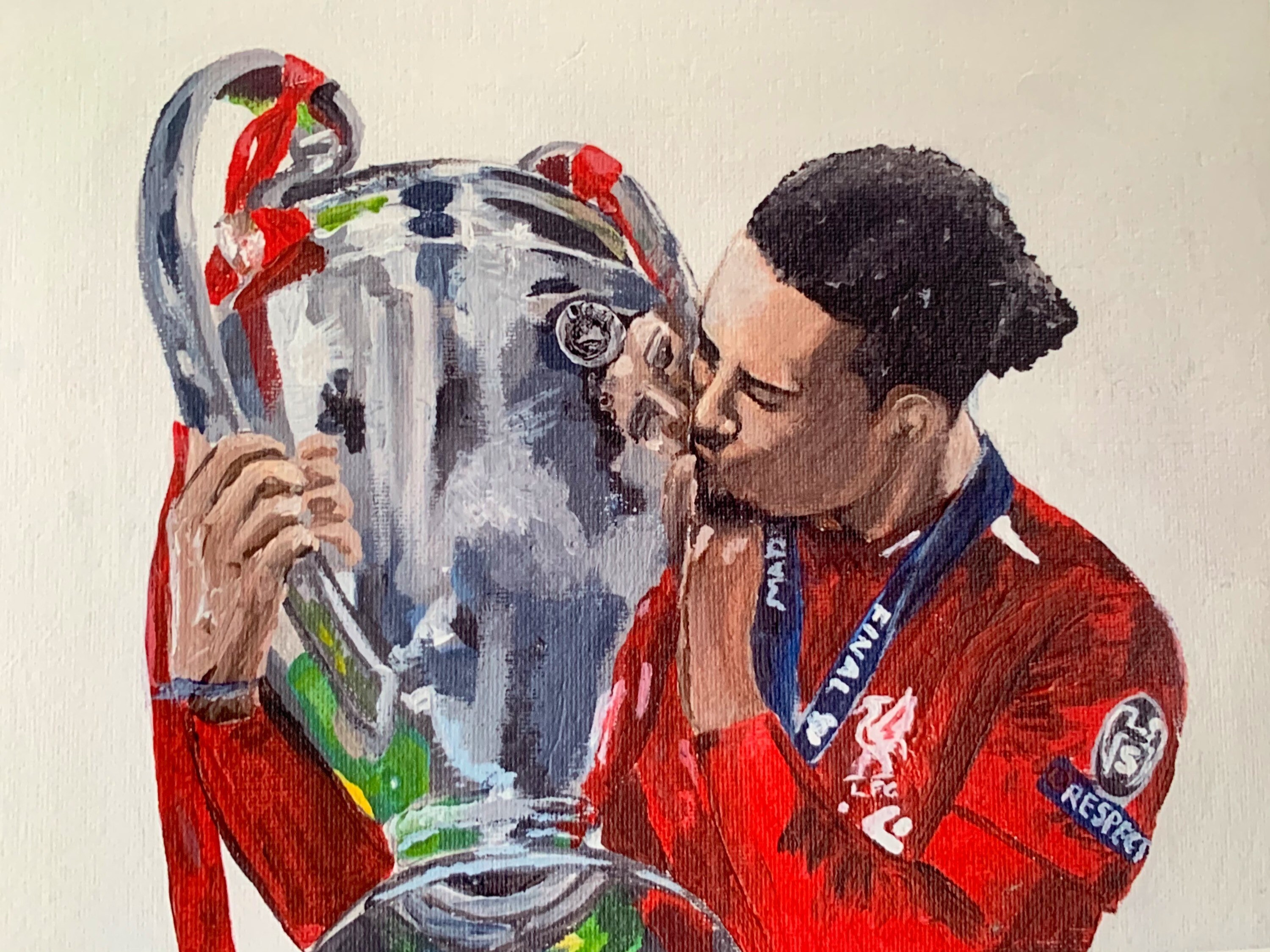 Small Print of my Virgil Van Dijk Painting. | Etsy