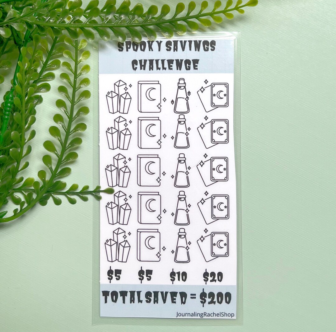 Spooky Savings Challenge| Halloween| Holiday | A6 Savings Challenge ...
