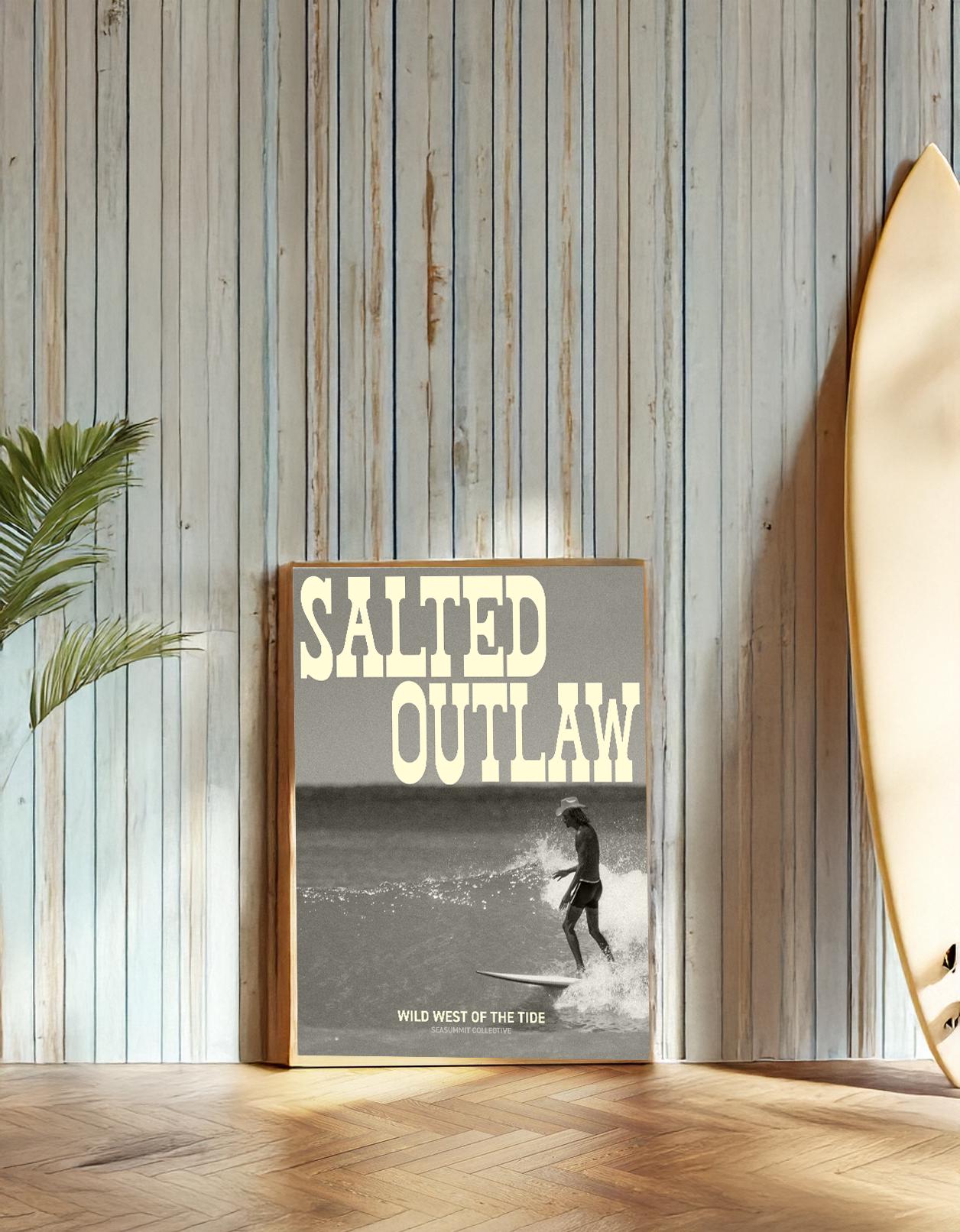 Cowboy Surfer Photo Print: 70s Surf Culture, Coastal Western Decor - Etsy