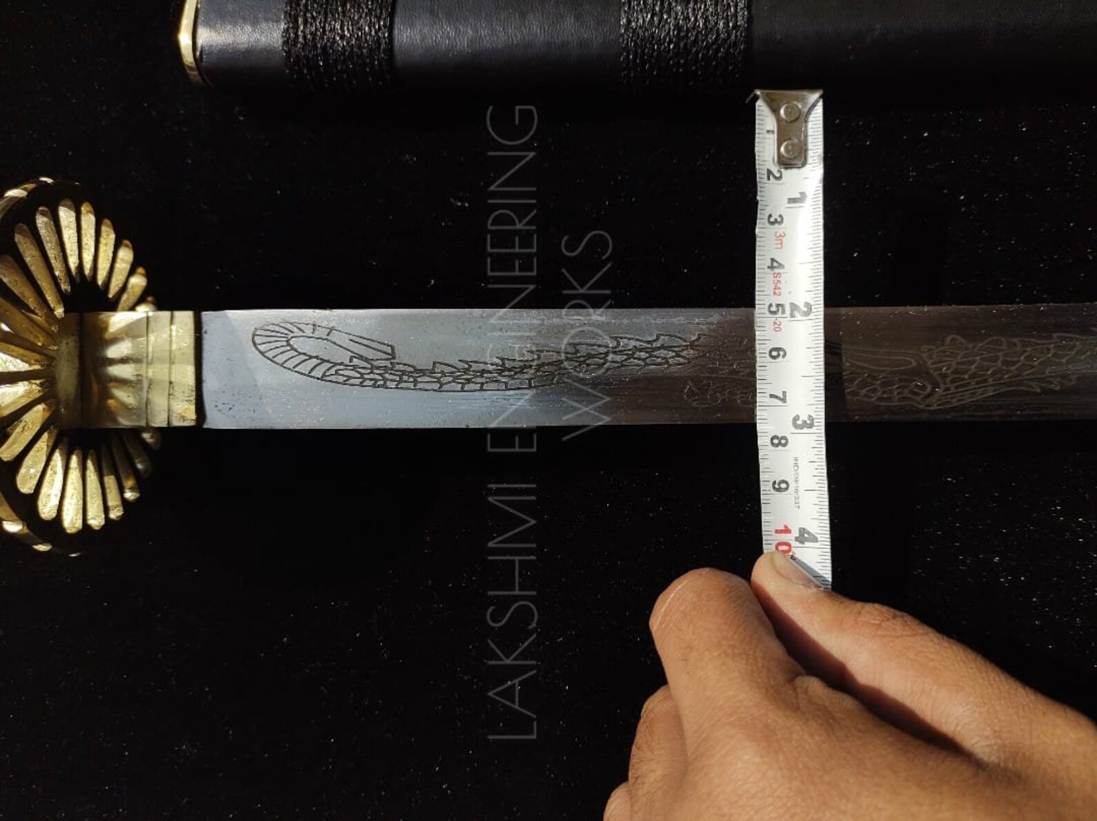 DRAGON engraved Katana Sword-samurai sword-wakizahi | Etsy