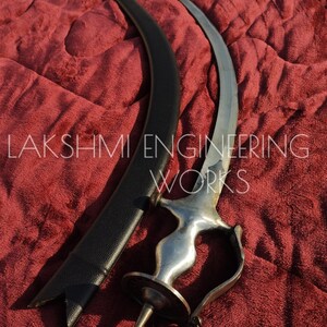 Punjabi Handforged GOLIYA SWORD, Sarabloha Kamani Blade, Mild Steel ...