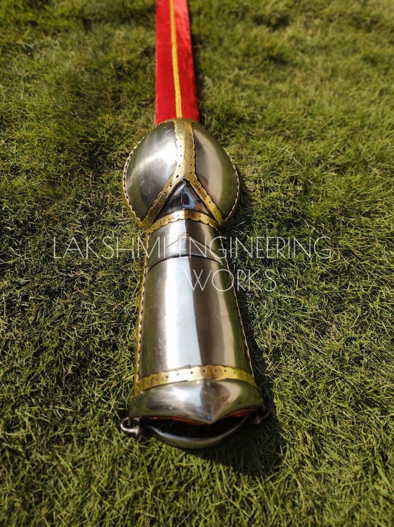 GAUNTLET SWORD Mild Steel Sword-brass Wire Calligraphy | Etsy