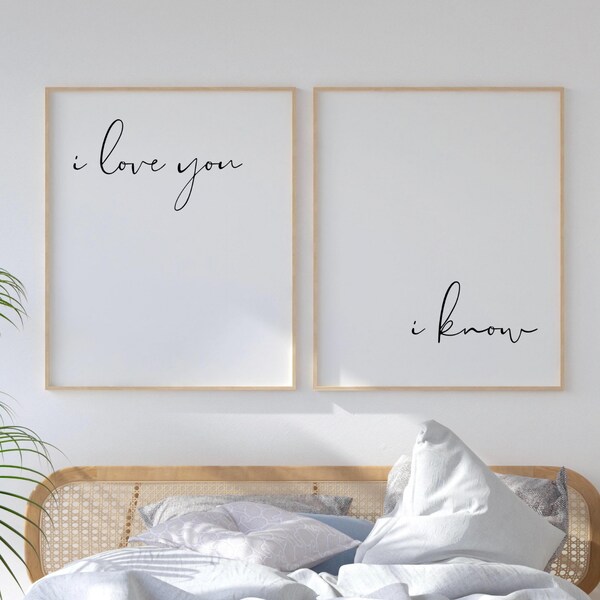 I Love You I Know - Etsy
