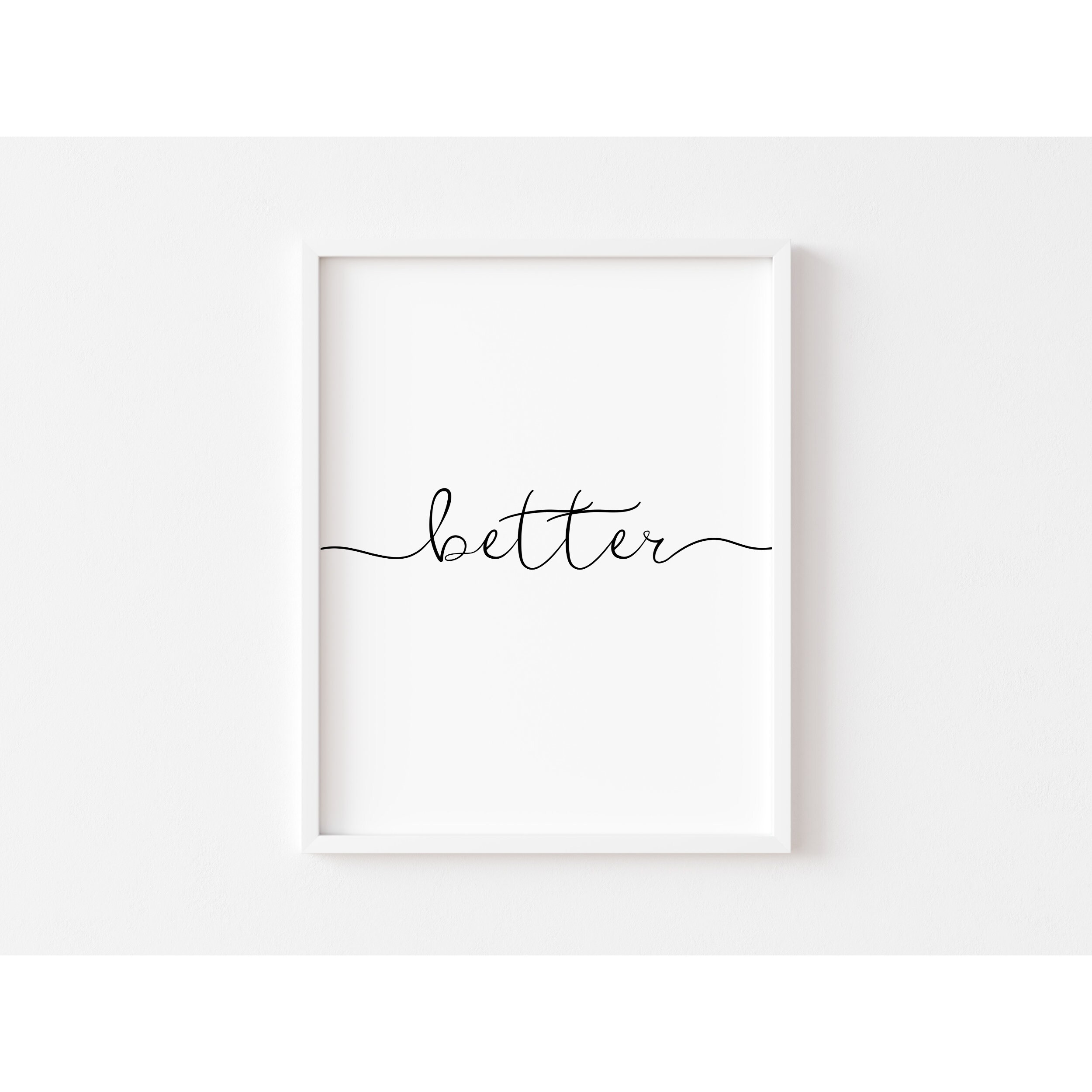 Better Together Sign Above Bed Decor Printable Wall Art | Etsy