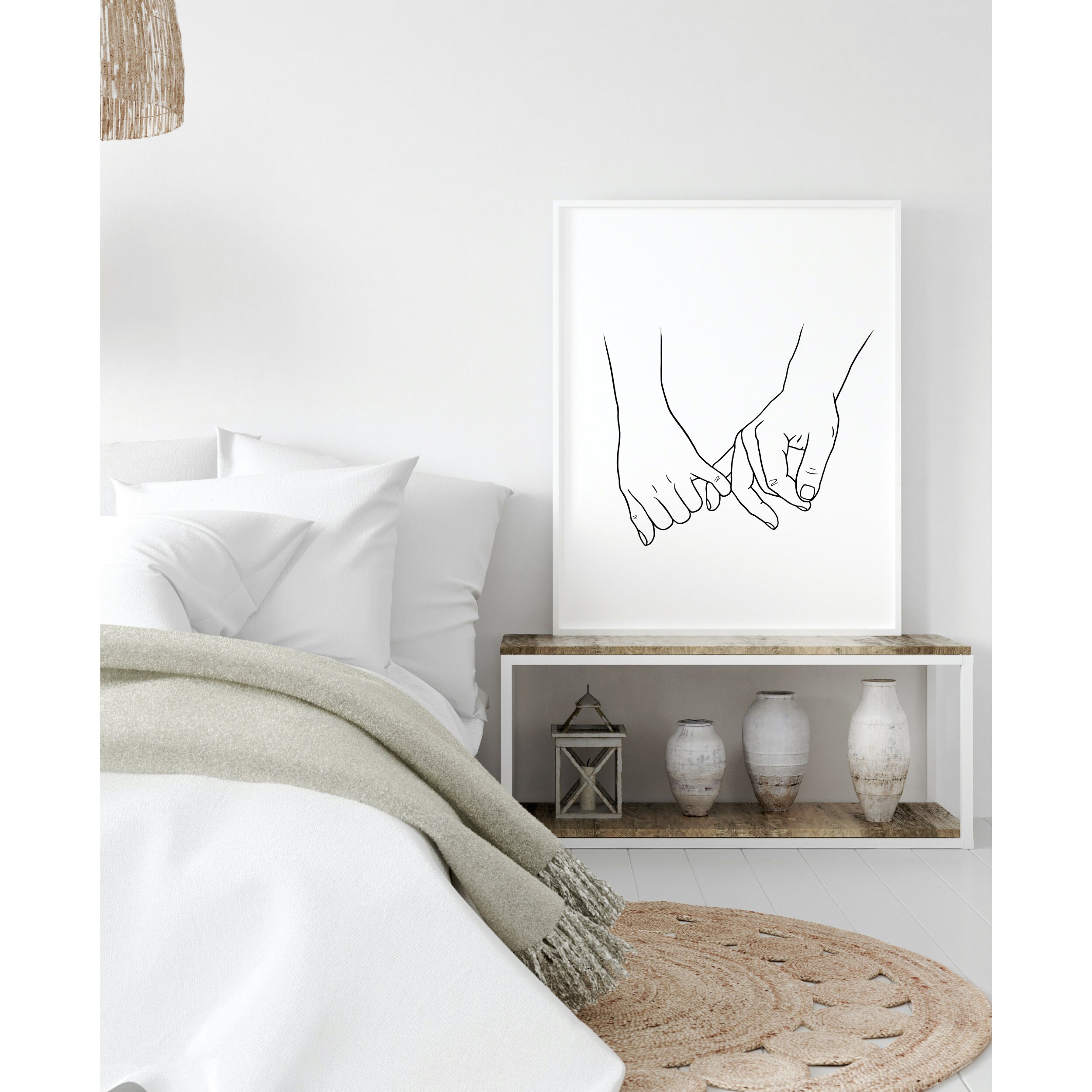 Pinky Promise Print Pinky Swear Art Hands Line Drawing Line | Etsy