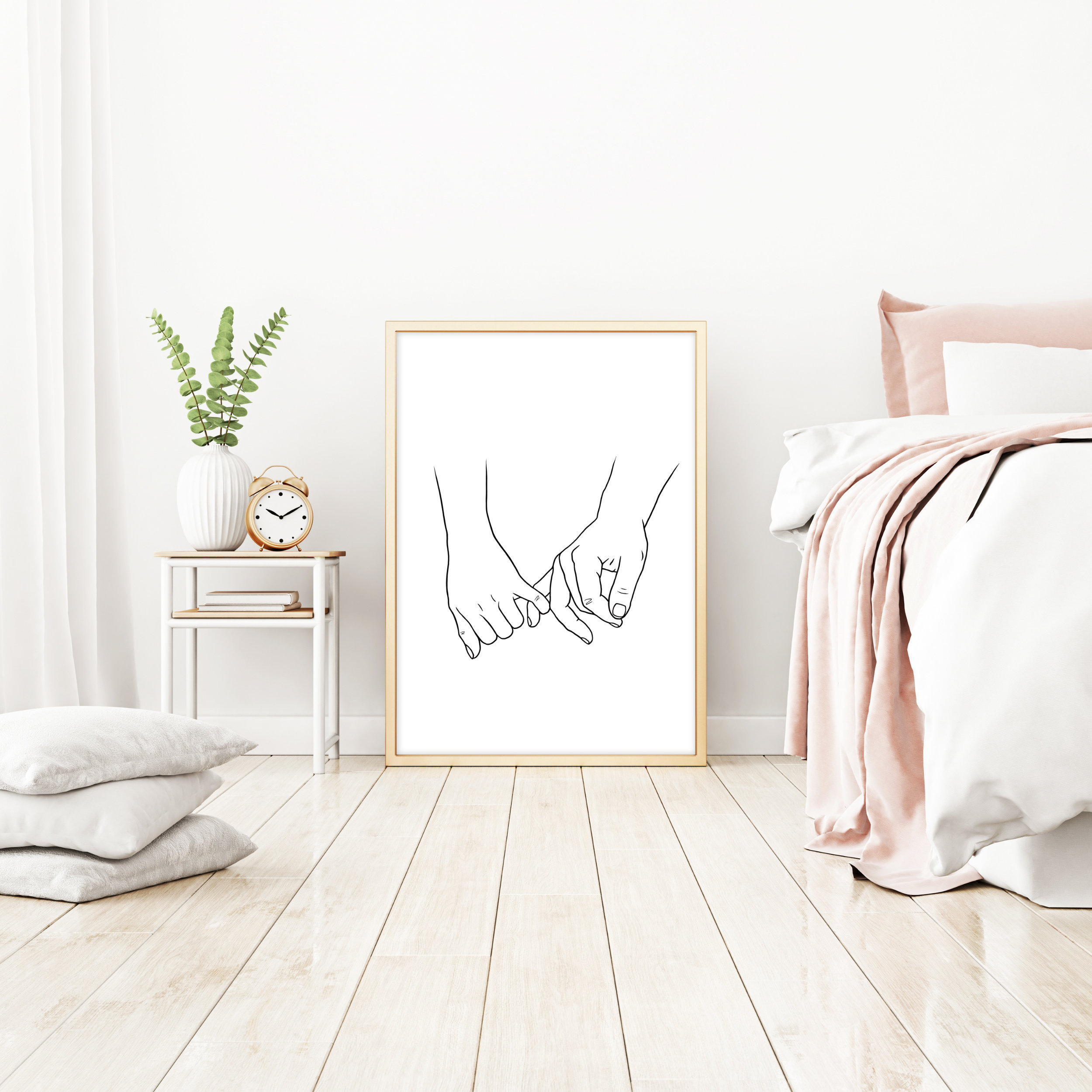 Pinky Promise Print Pinky Swear Art Hands Line Drawing Line | Etsy