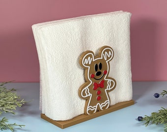 Gingerbread Man Paper Towel Holder and Napkin Holder - Etsy