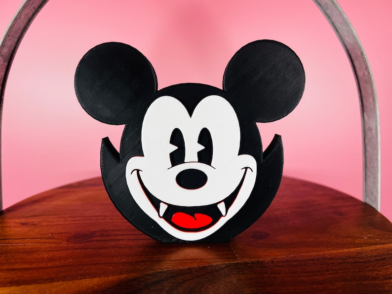 Vampire Mickey and Minnie Tier Tray Decorations - Etsy