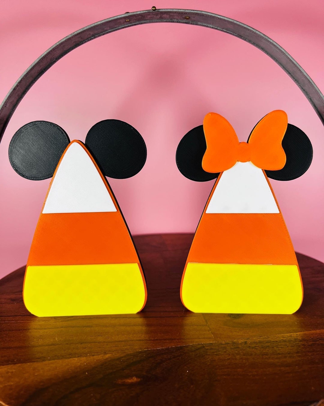 Mickey and Minnie Candy Corn Tier Tray Decorations - Etsy