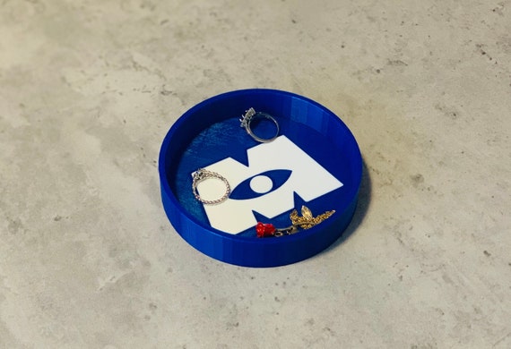Desk Organizer Monsters Inc Trinket Dish Catch All Tray - Etsy