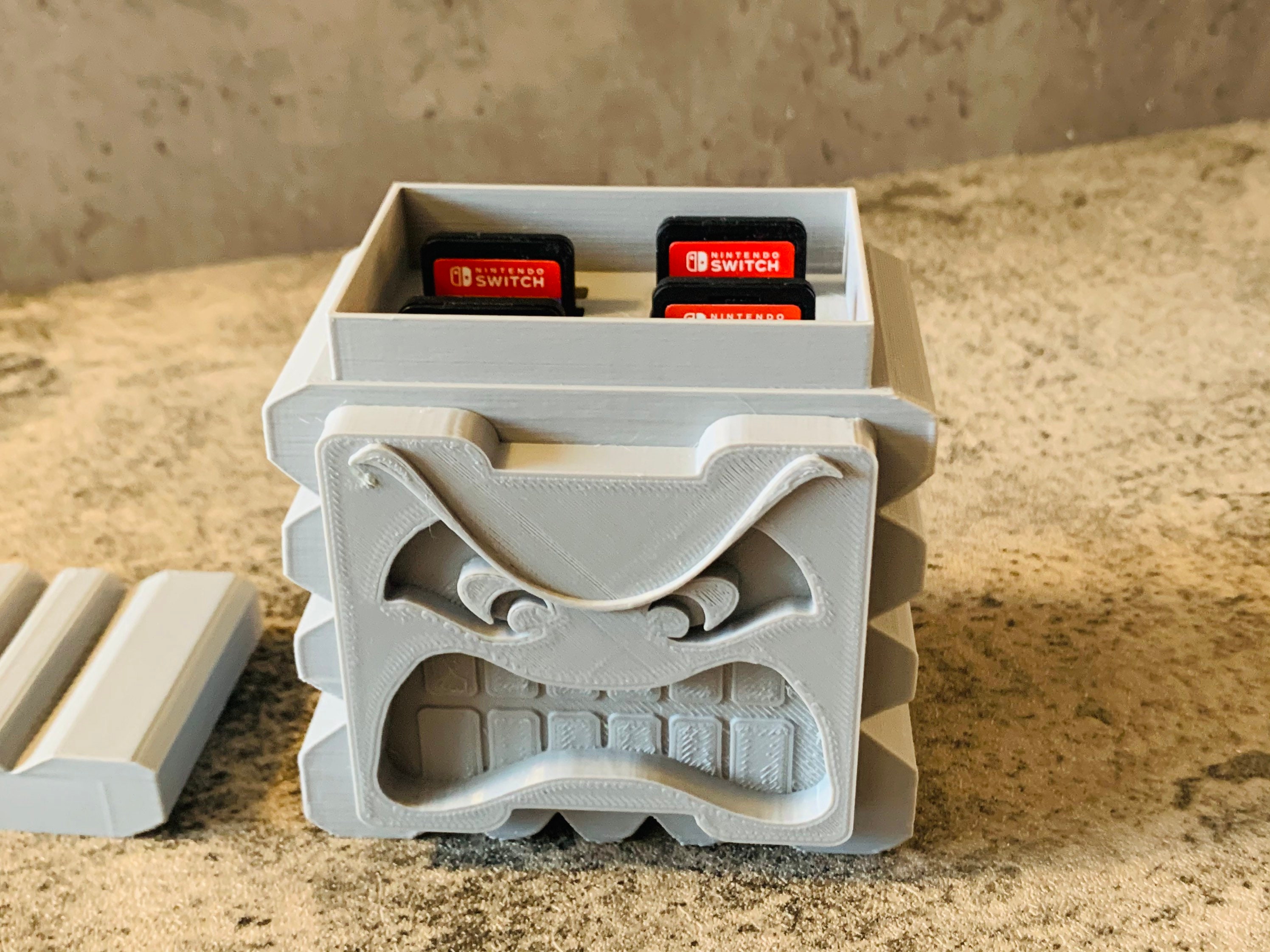 Switch Game Card Holder Game Cartridge Holder Thwomp Mario - Etsy