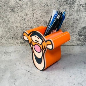 Pen and Pencil Holder | Tigger Makeup Brush Holder | Marker Holder ...