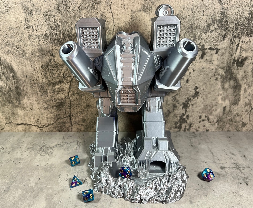 Battle Mech Dice Tower - Etsy