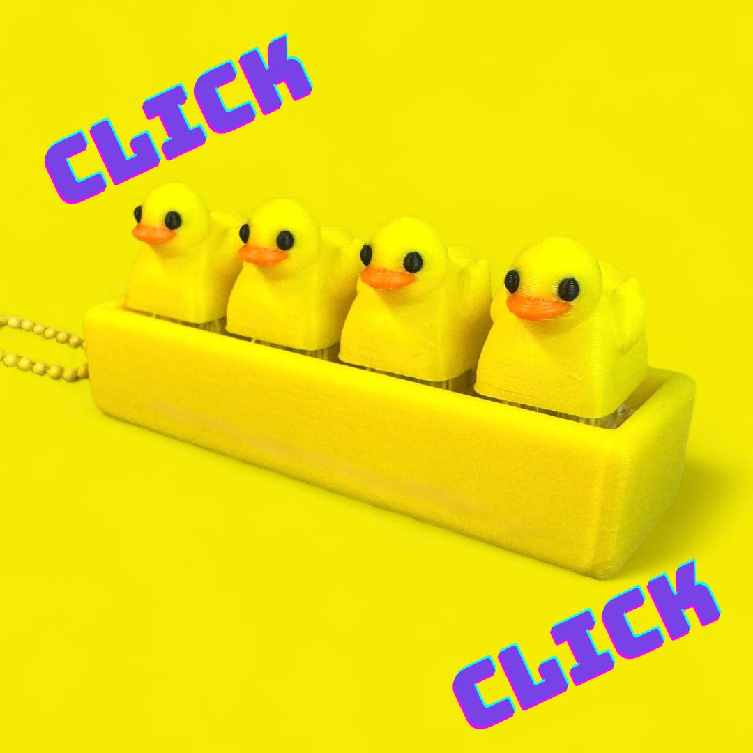 Ducky 4-key Fidget Clicker | Fidget Toy | Stress Relief Clicker | Stim ...