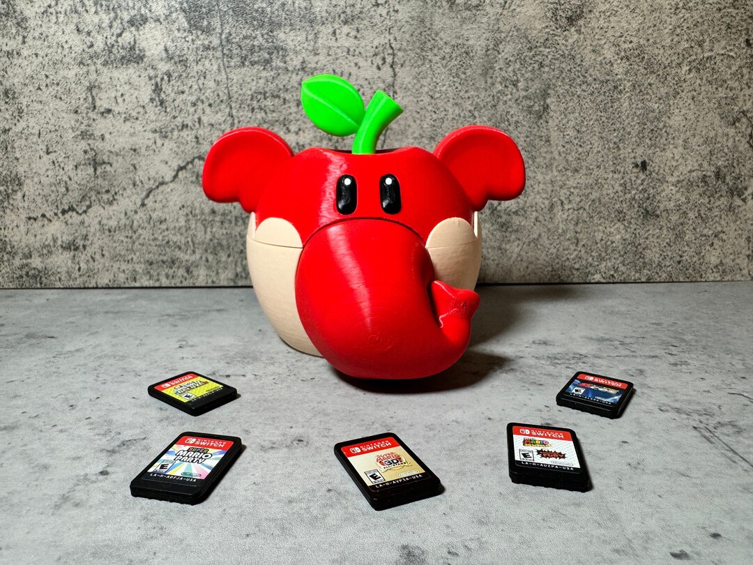 Switch Game Card Holder | Elephant Mario Game Cartridge Holder | Game ...