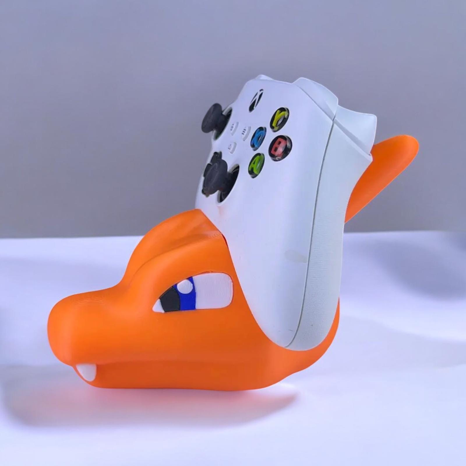 Video Game Controller Stand - Orange Dragon - Etsy