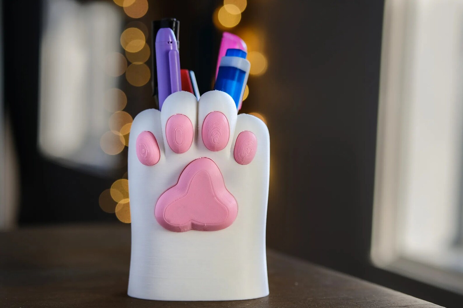 Kawaii Cat Paw Pen Holder - Etsy