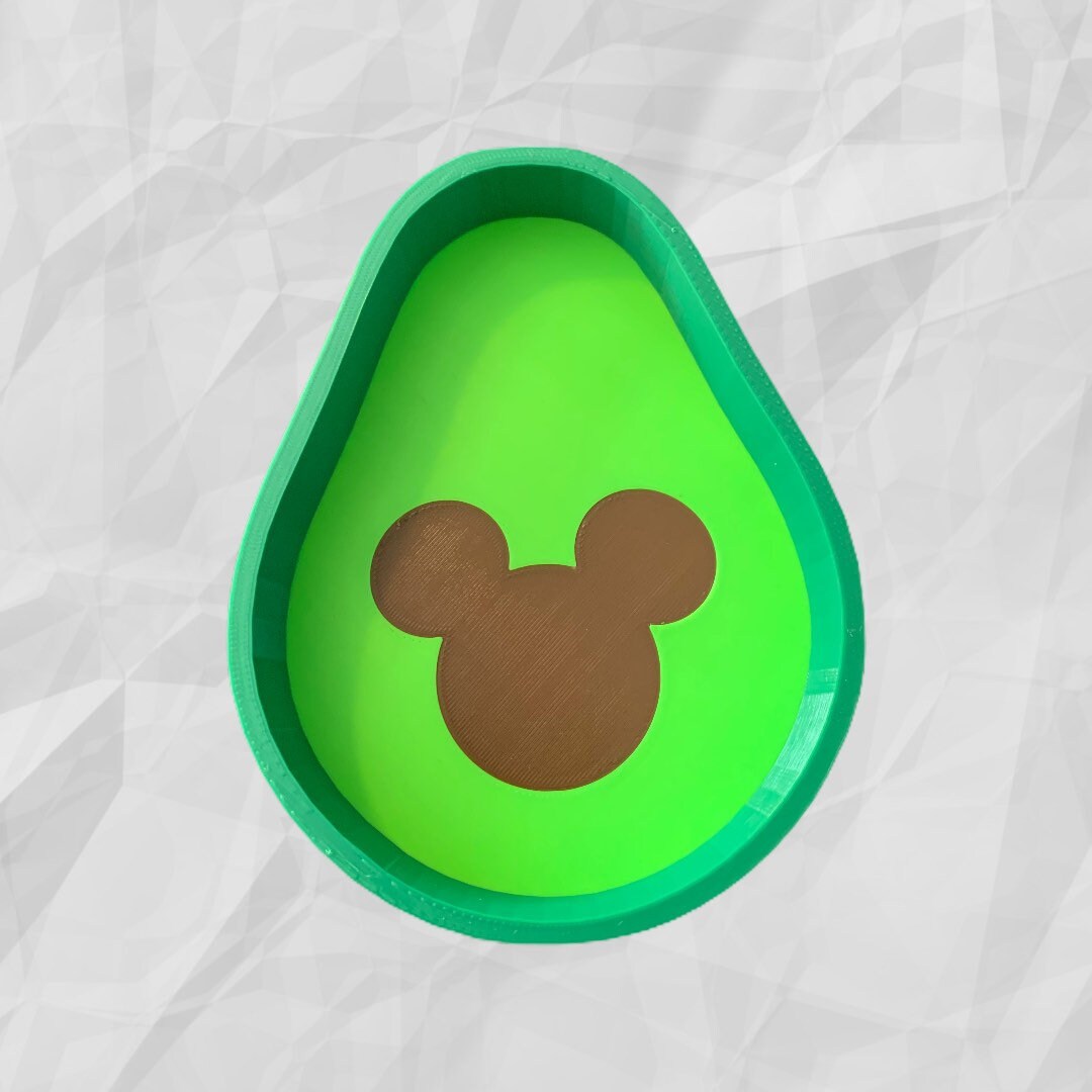 Desk Organizer | Avocado Mouse Trinket Dish | Catch All Tray | Coin ...