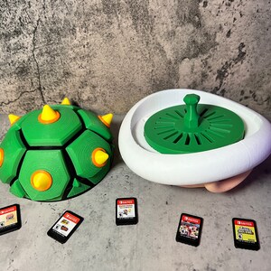 Koopa Spiny Shell Game Card Holder | Switch Game Cartridge Holder ...
