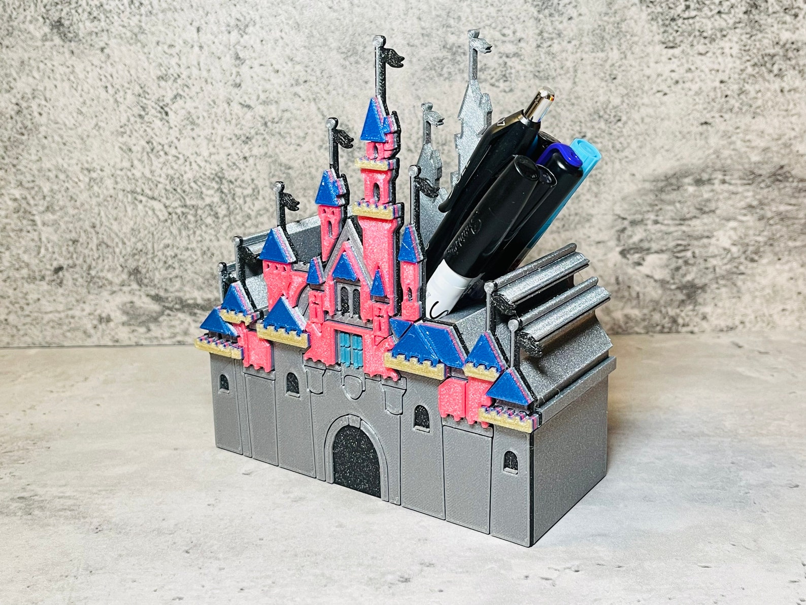 Pen and Pencil Holder | Castle Makeup Brush Holder - Etsy