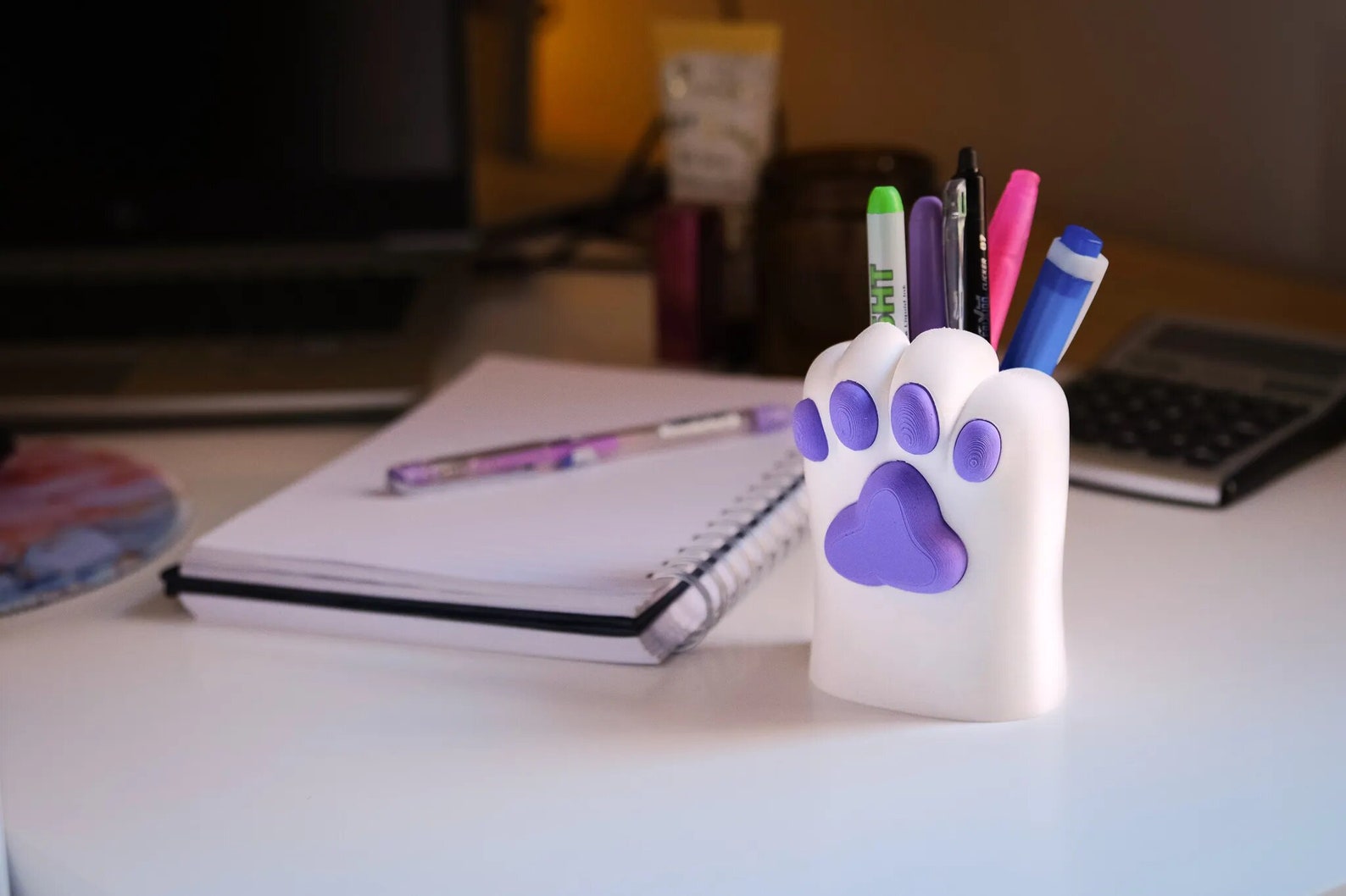 Kawaii Cat Paw Pen Holder - Etsy