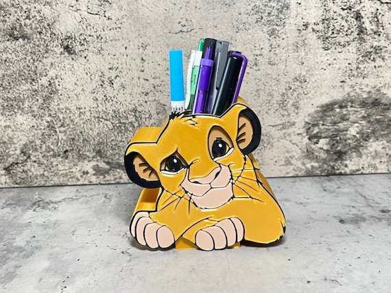 Pen and Pencil Holder Simba Makeup Brush Holder Marker - Etsy