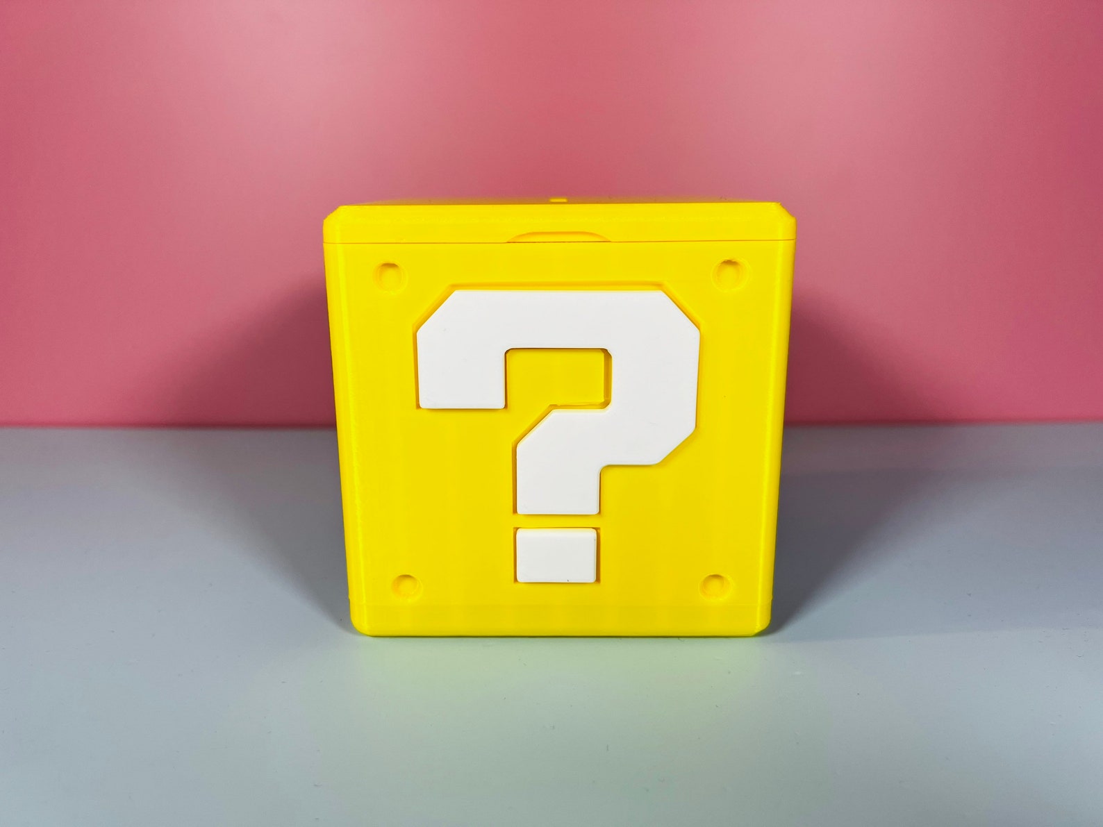 Mario Coin Bank / Question Mark Block Piggy Bank / Game Room - Etsy